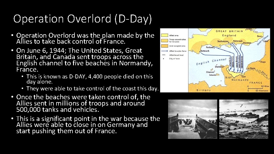 World War 2 Intro to World European Theatre