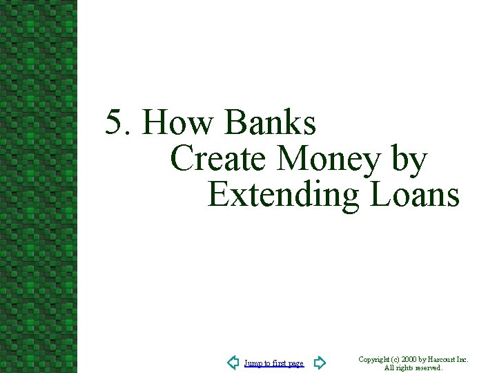 Chapter 13 Money and the Banking System Slides