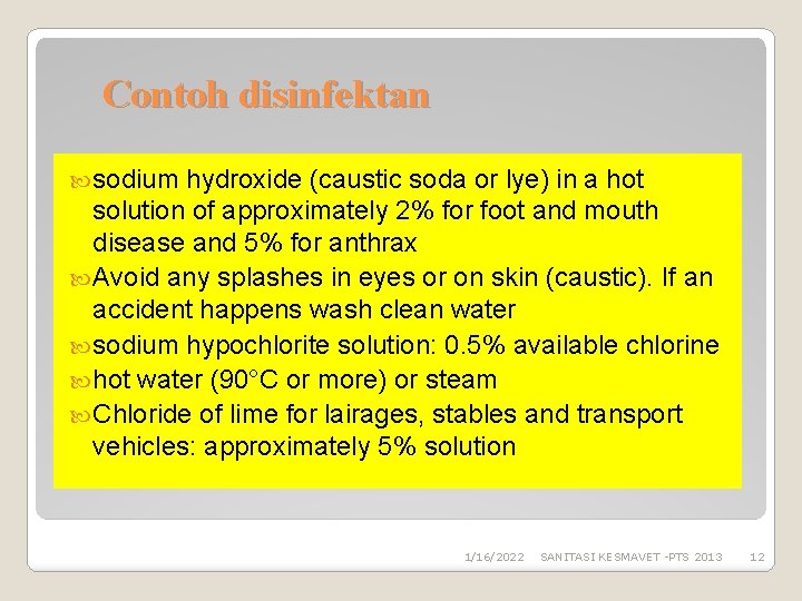 HIGIENE SANITASI DAN PENCEMARAN EDITED BY PROF DR