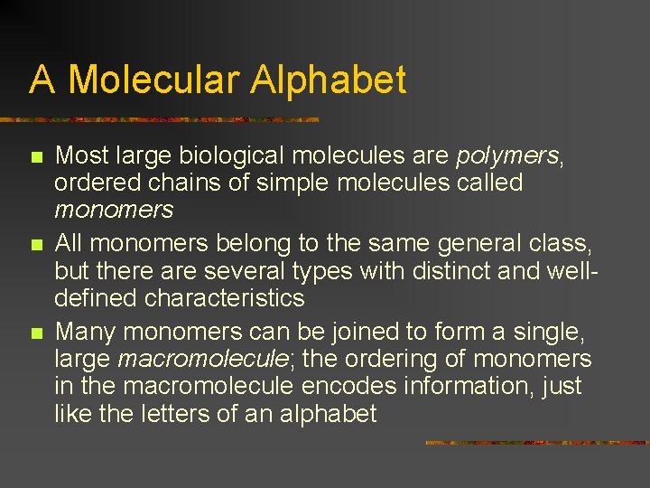 Bioinformatics Robert Holland Jon Reckner Jason Shields What