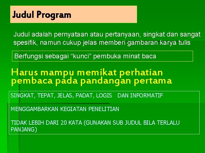 MEMBUAT TEMA JUDUL ABSTRAK DAN PENDAHULUAN TEMA Gambaran