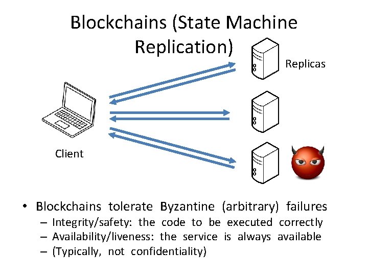Blockchains Lecture 2 Review of Lecture 1 ClientServer