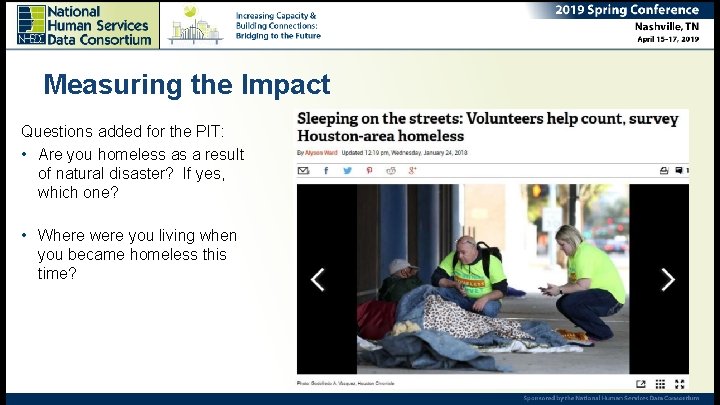 Rethinking the Homelessness Response Framework Presented by Matt