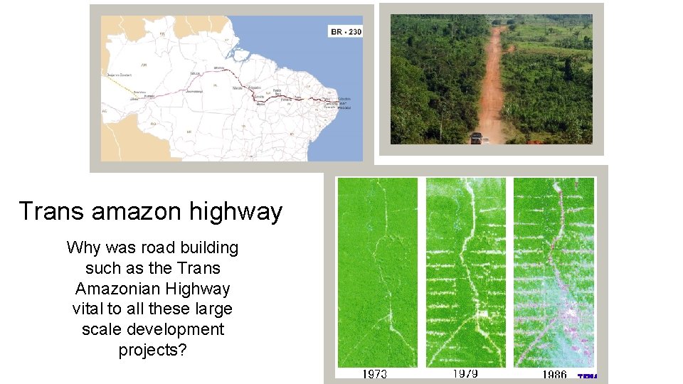 Development in the Amazon Day One Causes of