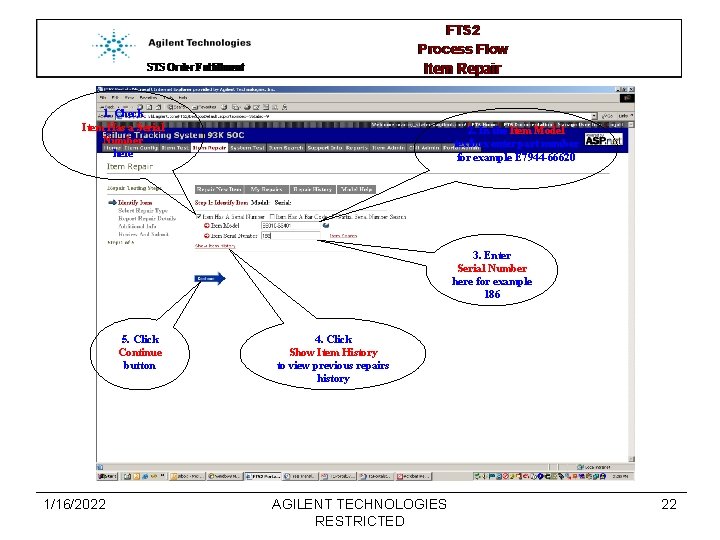 FTS 2 Failure Tracking System 2 Repair Process