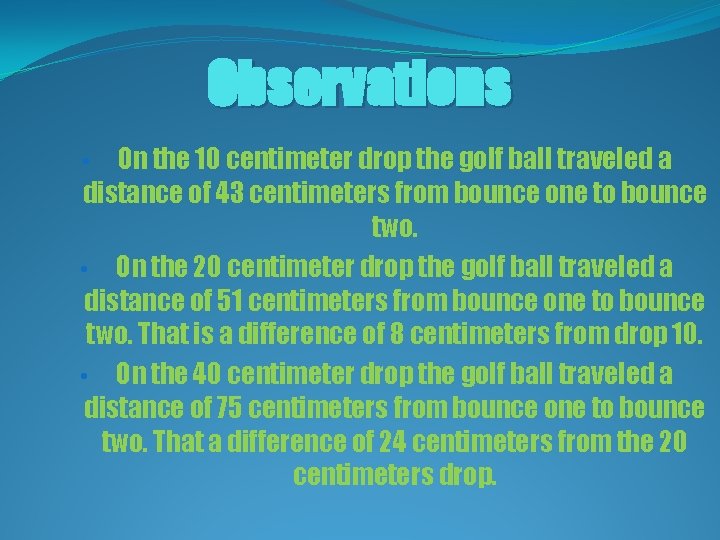 Ball and Ramp Ball and ramp controlled study