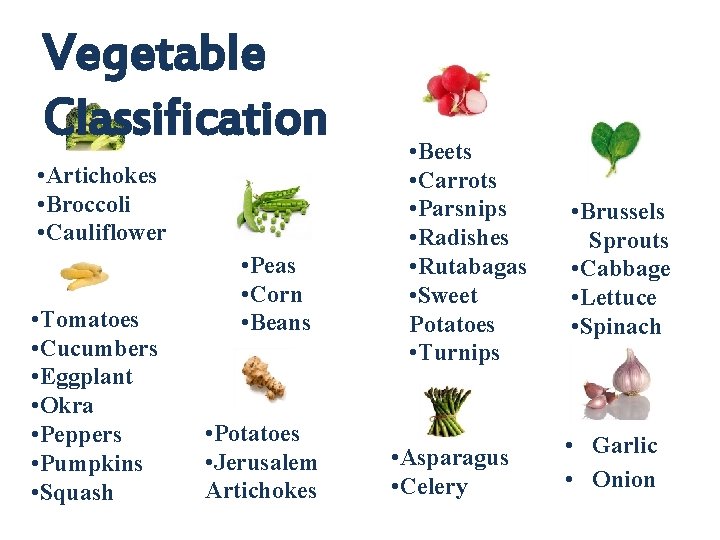 Chapter 14 Vegetable s Did you know Carrots