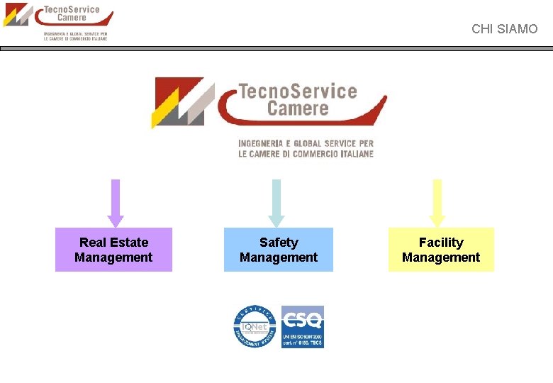 Chi Siamo Real Estate Management Safety Management Facility