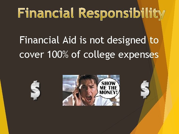 Financial Aid 101 Presented by Ron Fitzwater College