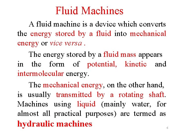 A COURSE MATERIAL ON TURBO MACHINES T E