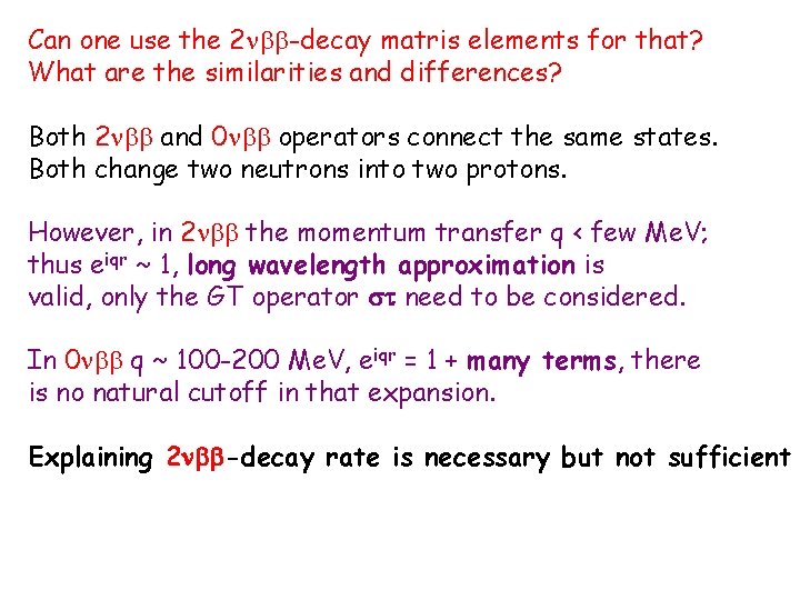 Double beta decay theory in particular an anatomy