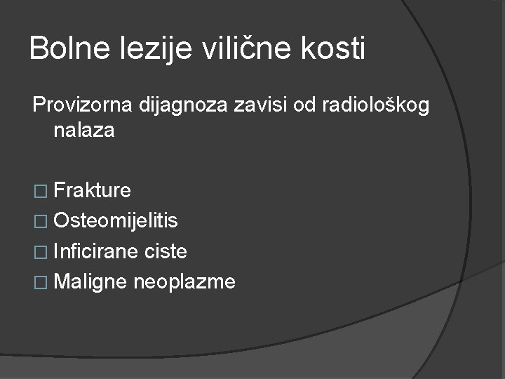 OROFACIJALNI BOL NEURALGIJE I TEMPOROMANDIBULAR NI ZGLOB Bol