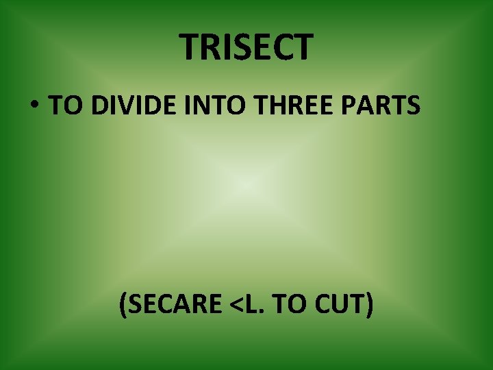 CLASSICAL ROOTS LESSON 2 NUMBERS ROOTS TRI THREE