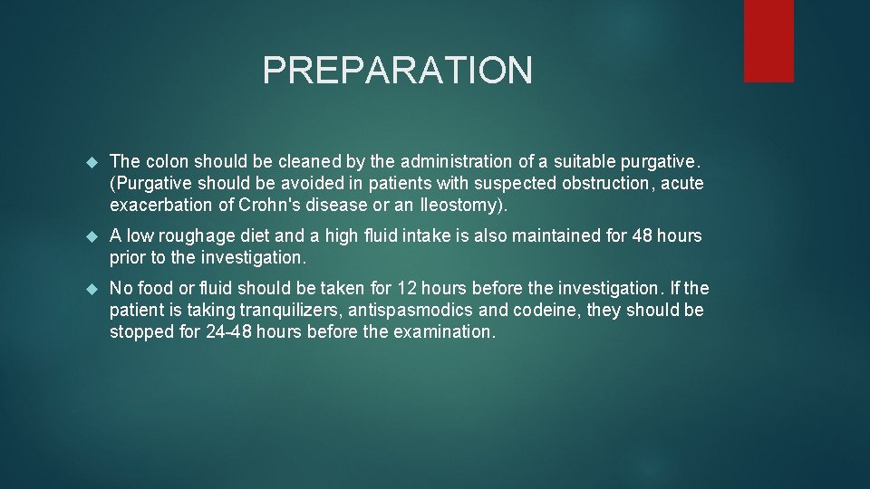 BARIUM MEAL FOLLOW THROUGH INDICATIONS Patients who have