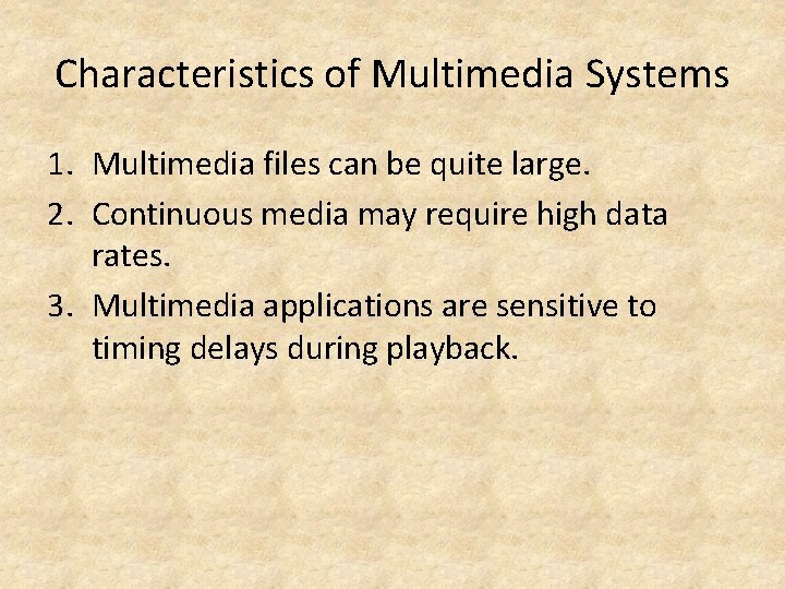 Multimedia Systems As Presented by Craig Tomastik What