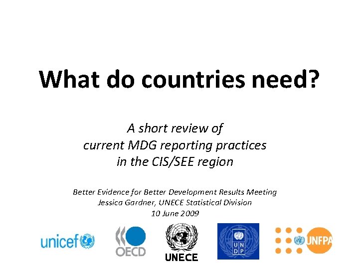 What do countries need A short review of