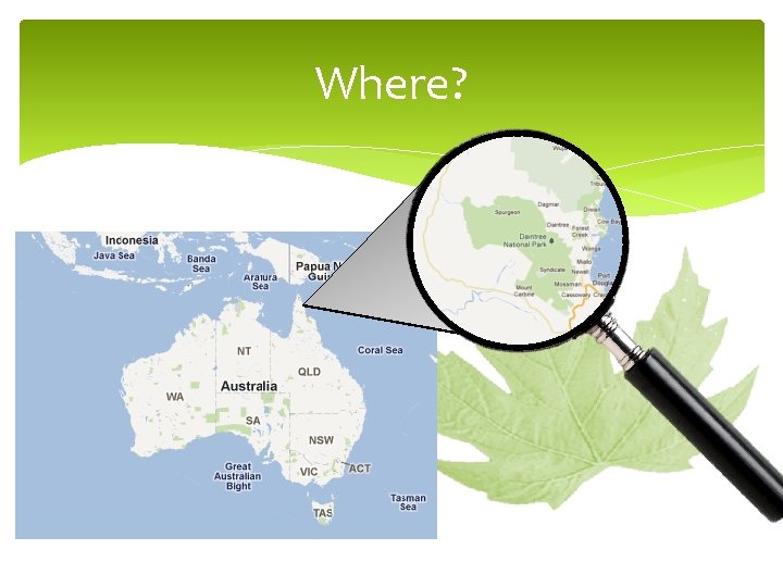 A biodiverse area under threat BIODIVERSITY UNDER THREAT