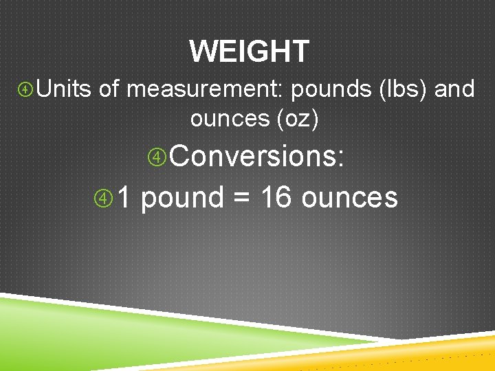 UNIT 7 MEASUREMENT Unit 7 MCC 4 MD