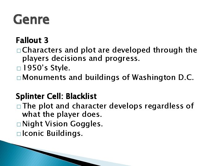 Computer Game Storytelling Techniques Task 1 By Ashley