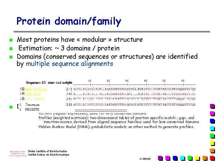 Introduction to biological databases 2 Swiss Institute of