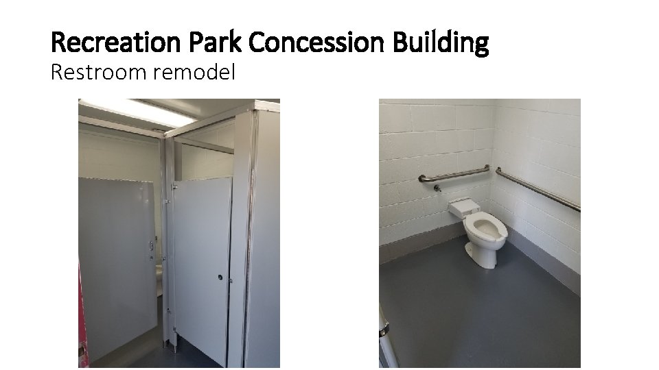 2020 Parks and Facilities Projects 10122020 Completed 2020