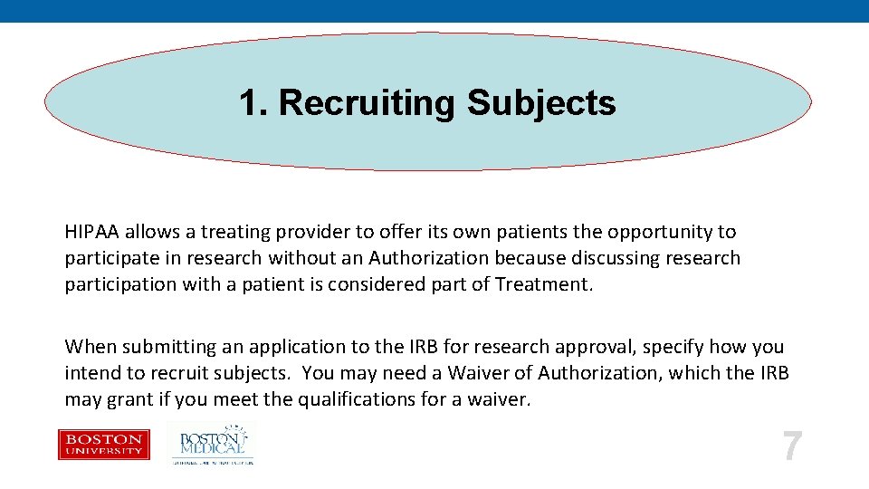 HIPAA and RESEARCH DATA SECURITY Boston Medical Center