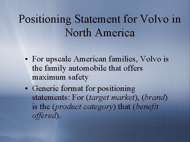 Chapters 8 9 Differentiation Positioning Product Market Analysis