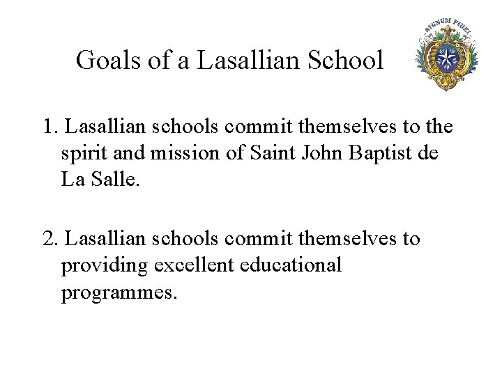 What does it mean to be a Lasallian