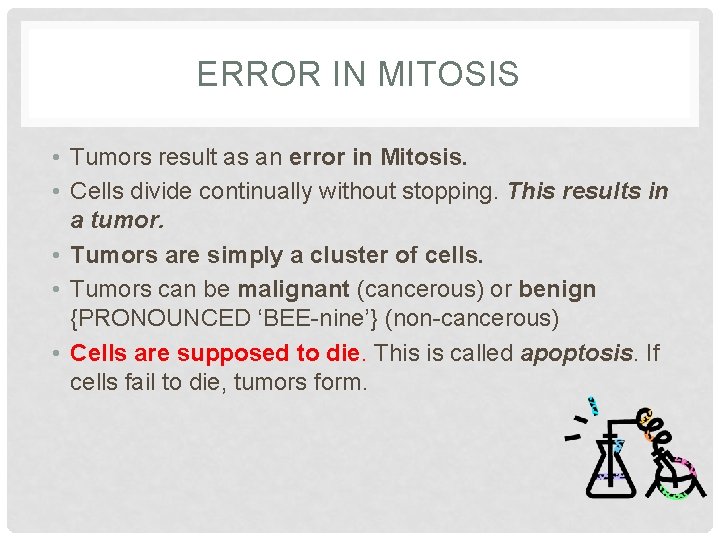 CANCER AND MITOSIS CASE STUDY BIOLOGY OBJECTIVES SC