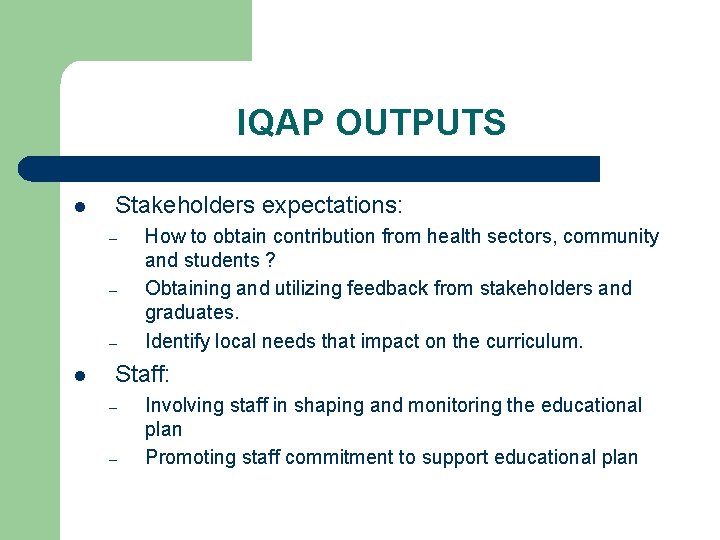 IQAP Man 308 Dr Amina M R ElNemer