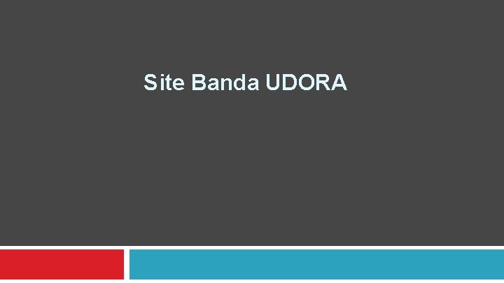 PLANEJAMENTO DE COMUNICAO Trfego Site Banda UDORA O