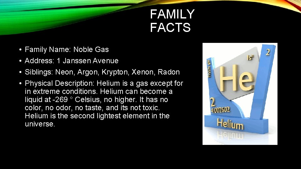 HELIUM By Isak Moon HELIUM Nickname He Birth