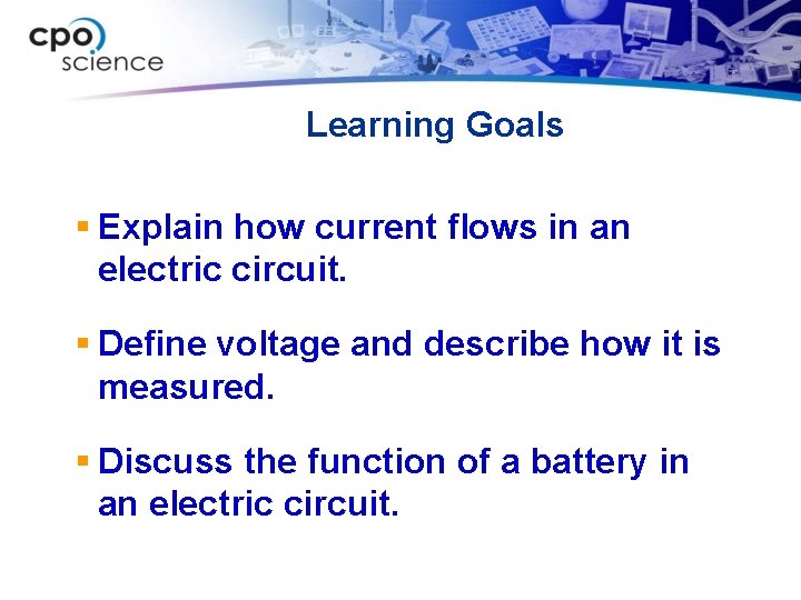 Electric Circuits Part Two Current and Voltage Learning