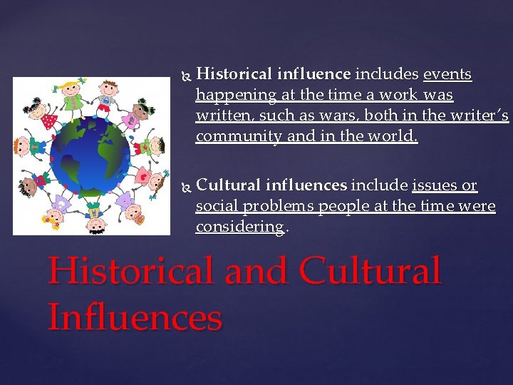 Unit Nine English 10 History Culture and the