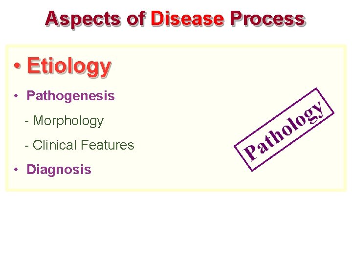 Introduction to Pathology AlQuds University Faculty of Medicine