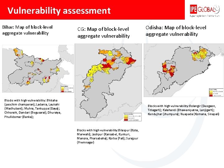 Climate Resilient Infrastructure and livelihood benefits Namita Mishra