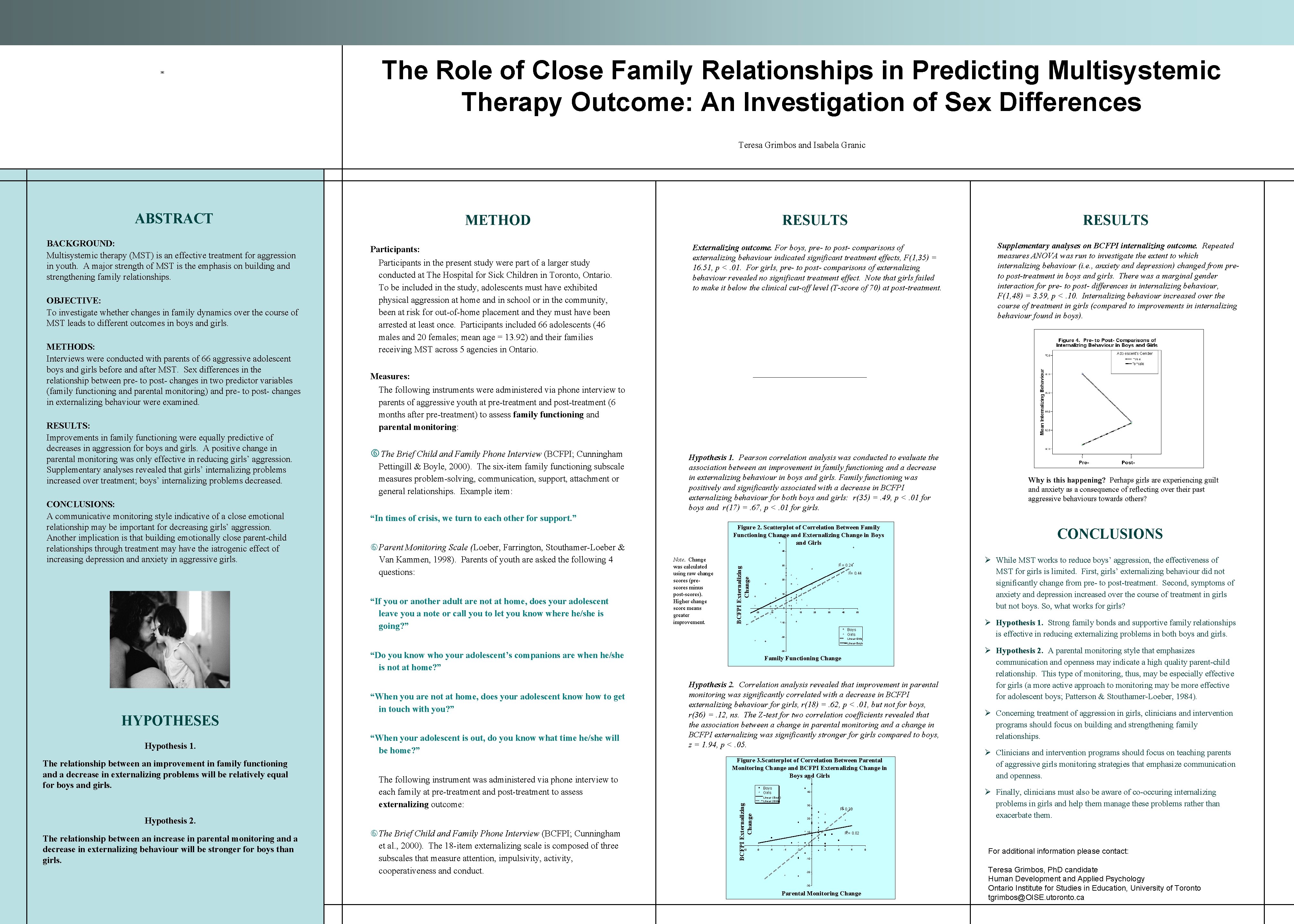 The Role of Close Family Relationships in Predicting