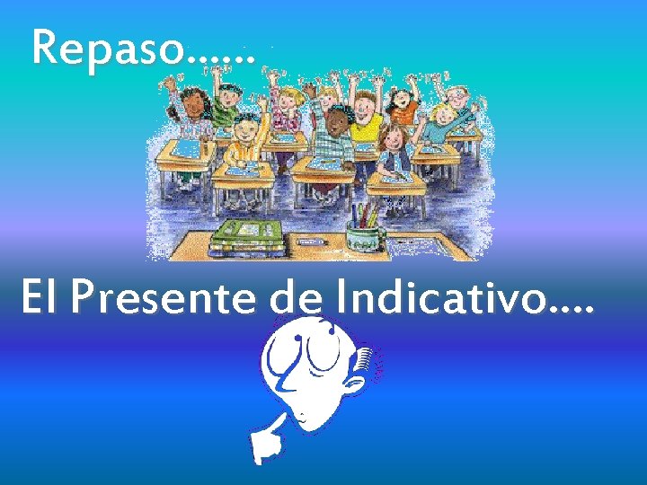 Repaso El Presente de Indicativo Qu significa un