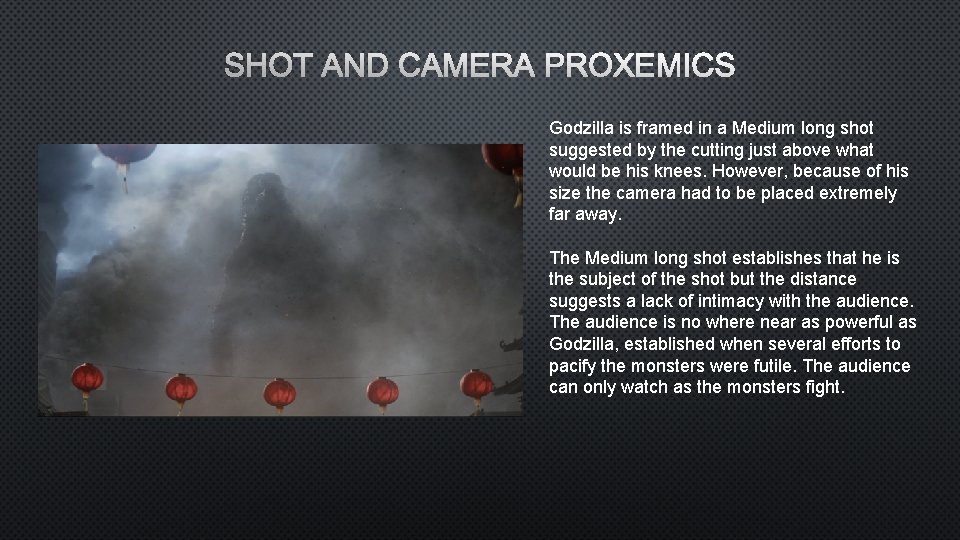 MISEENSCNE PRESENTATION GODZILLA PRESENTED BY LUIZANGEL WALLE THE