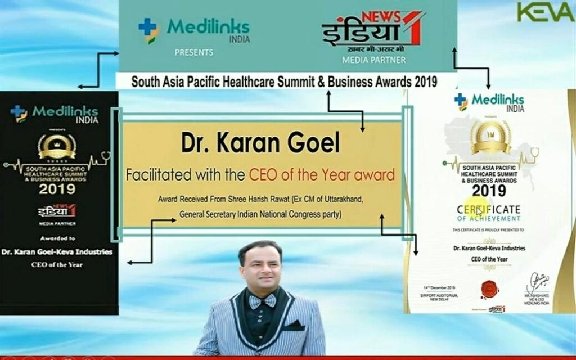 ABOUT COMPANY C E O Dr KARAN GOEL