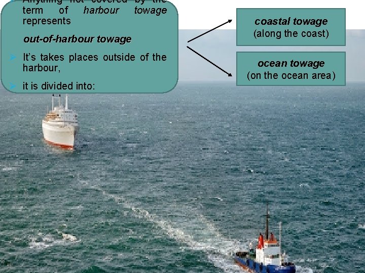 DIFFERENCES IN CONTRACTING OF HARBOUR COASTAL AND OCEAN