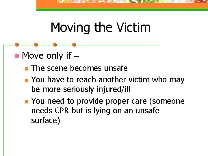 First Aid Health Science Protecting Yourself Good Samaritan