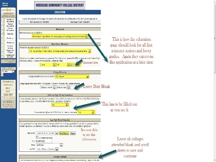 Guide To RCCD APPLICATION CREDIT FOR ARTICULATION APPLICATION