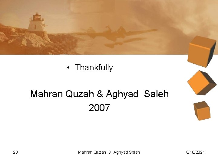 Smart Guidance Stick Project Mahran Quzah Aghyad Saleh