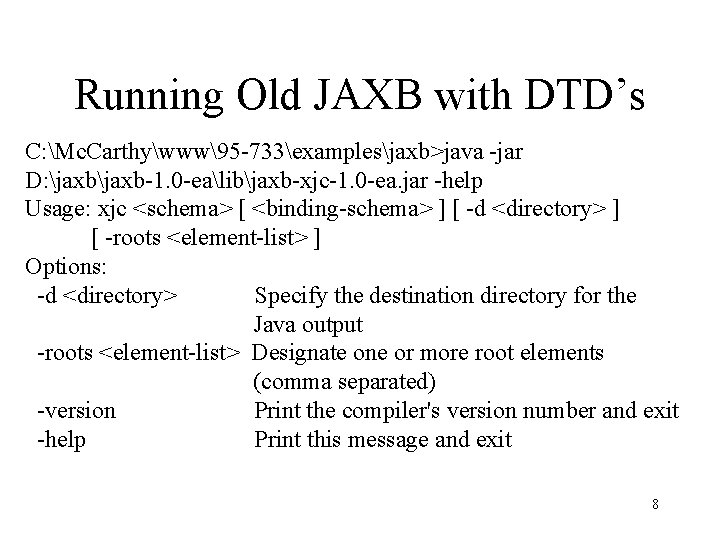 JAXB The Java Architecture for XML Binding Bibliography