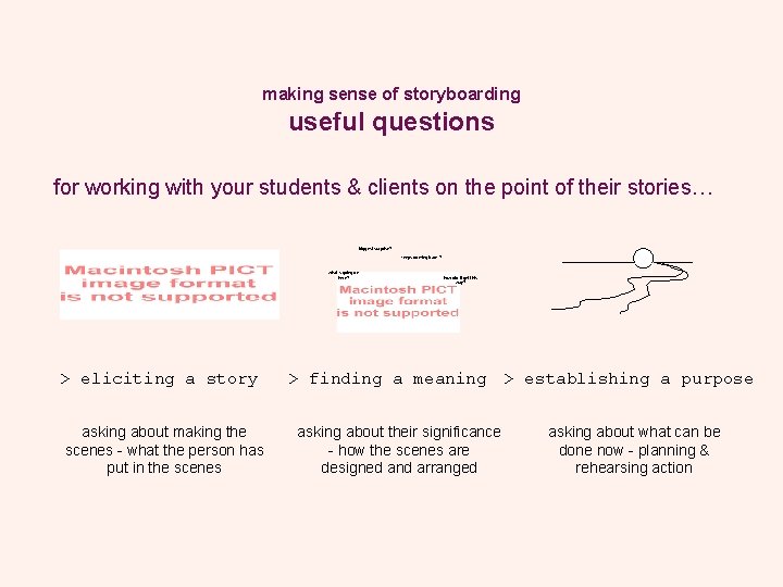 bill laws threescene storyboarding questioning storyboards to help