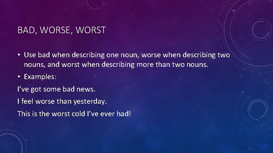 ADJECTIVES WHAT ARE ADJECTIVES Adjectives are words that