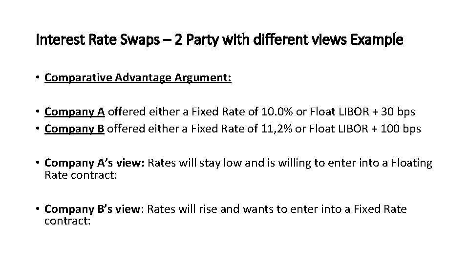 SWAPS Overview Professor Chris Droussiotis SWAPS Introduction SWAPS