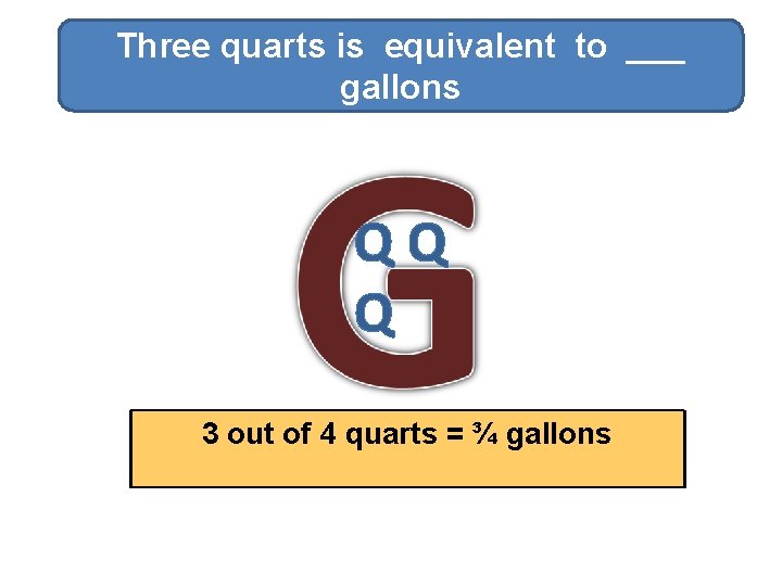 Measurement Activities Liquid Units of Measure Gallon Quart