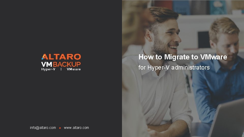 How to Migrate to VMware for HyperV administrators